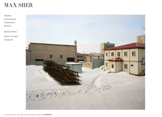 Max Sher | Showcase | ZenphotoCMS - The simpler media website CMS